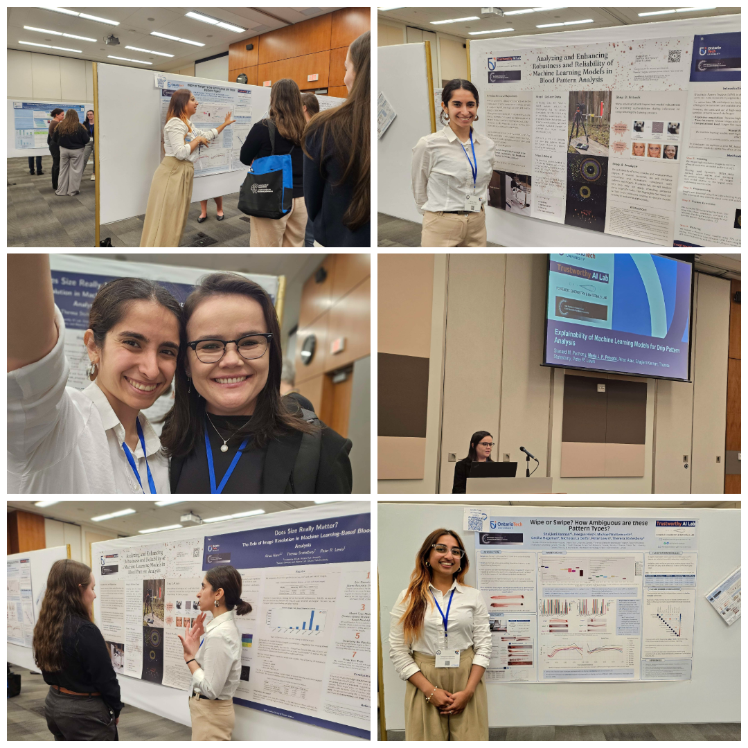 Ainaz, Joelma, and Shaijieni present at the Canadian Society of ...